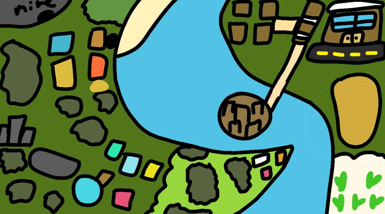 I made doodle world map | Fandom