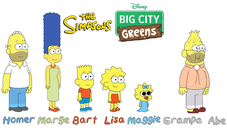 The Simpsons in Big City Greens (fan art) | Fandom
