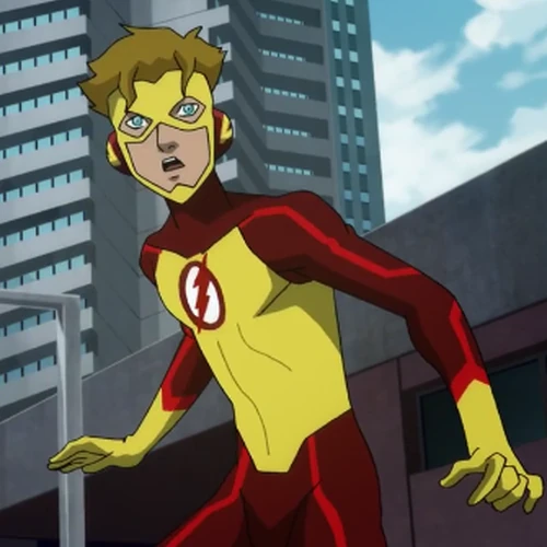 Kid Flash And Robin Kiss
