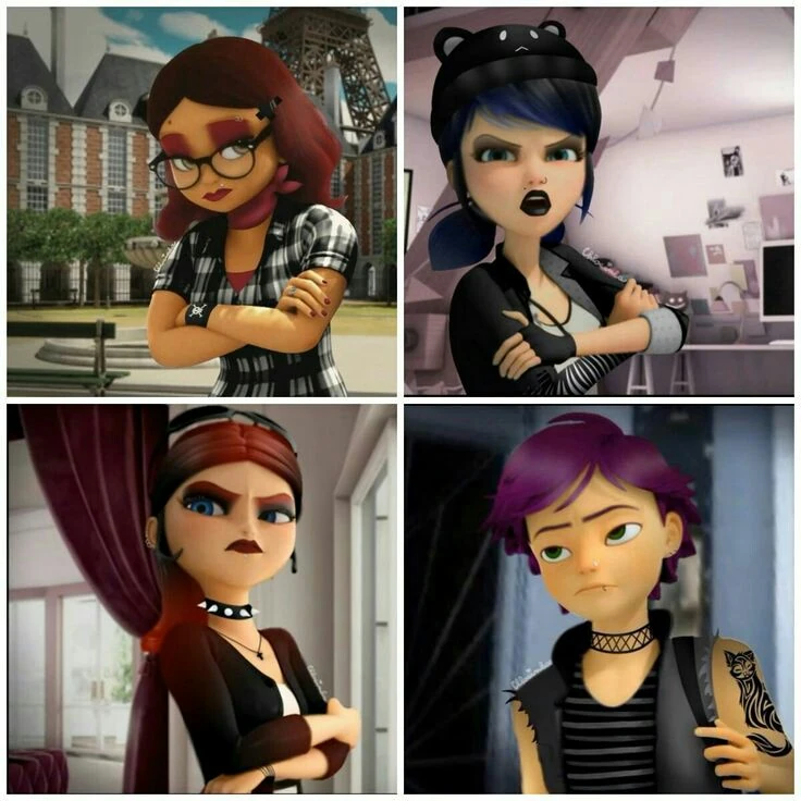 Characters in goth/punk style (Credit to original creator) | Fandom