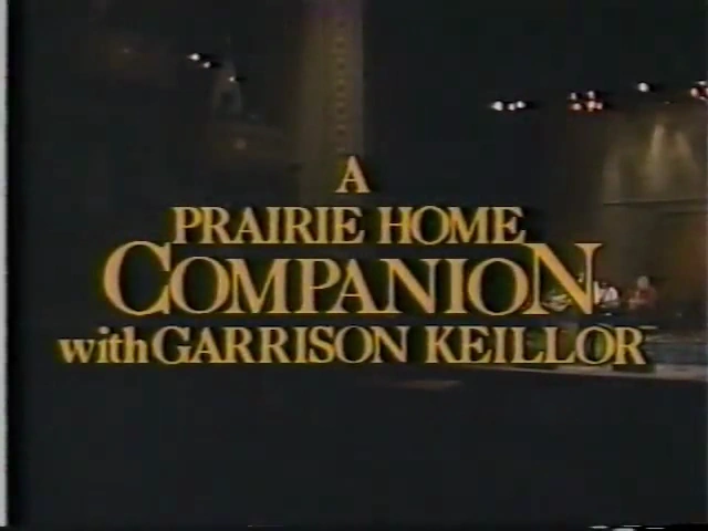 A Prairie Home Companion | Disney Channel Broadcast Archives Wiki | Fandom