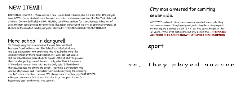 Baldi News 2 | Fandom