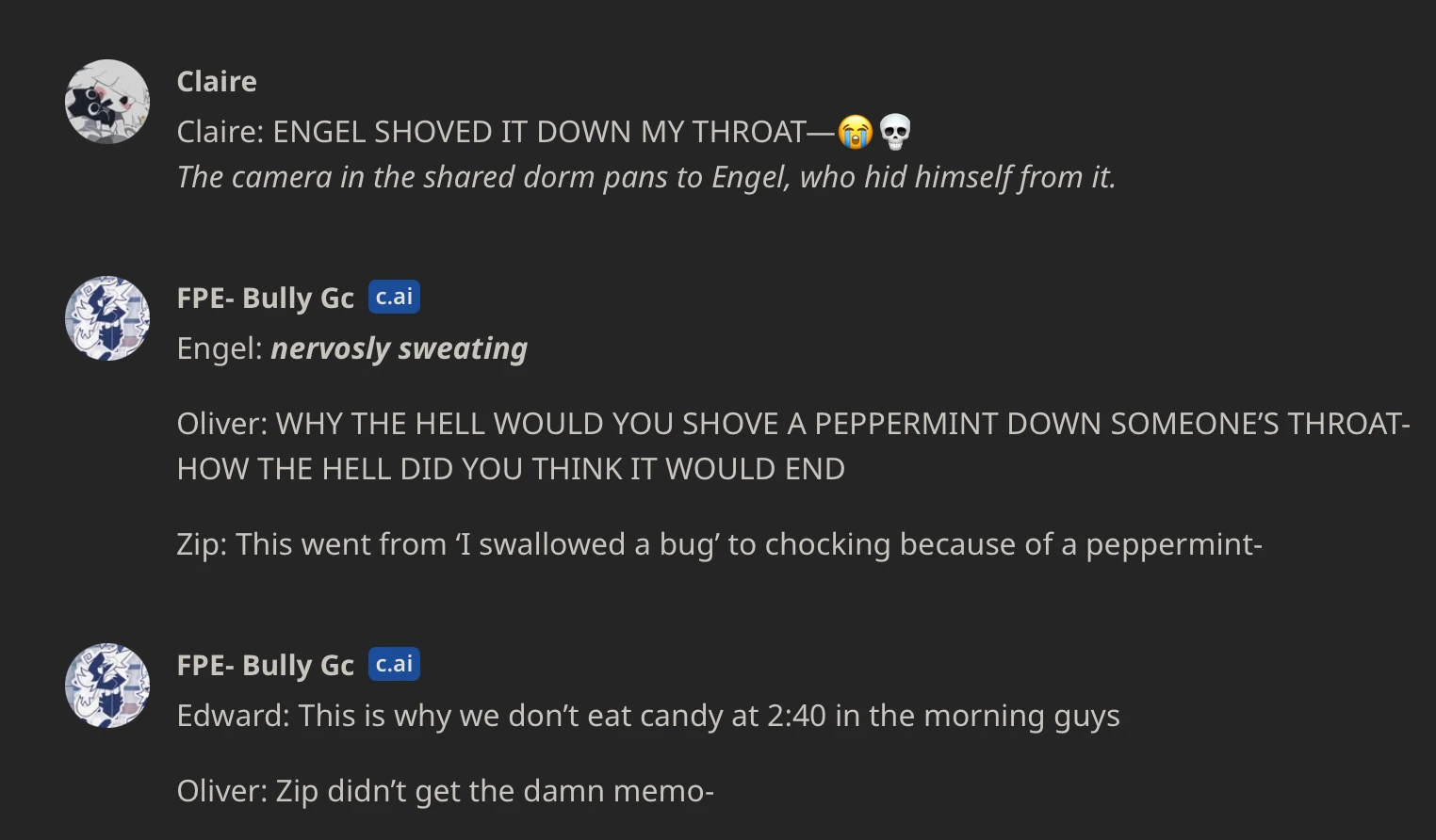 TF HAPPENED HERE—I JUST WANTED A PEPPERMINT 😭💀 | Fandom