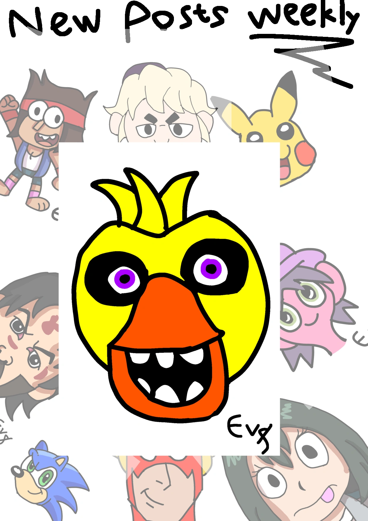 My drawing of Chica | Fandom