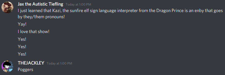 Me, an Enbie, Being Excited by Kazi Also being an Enbie | Fandom