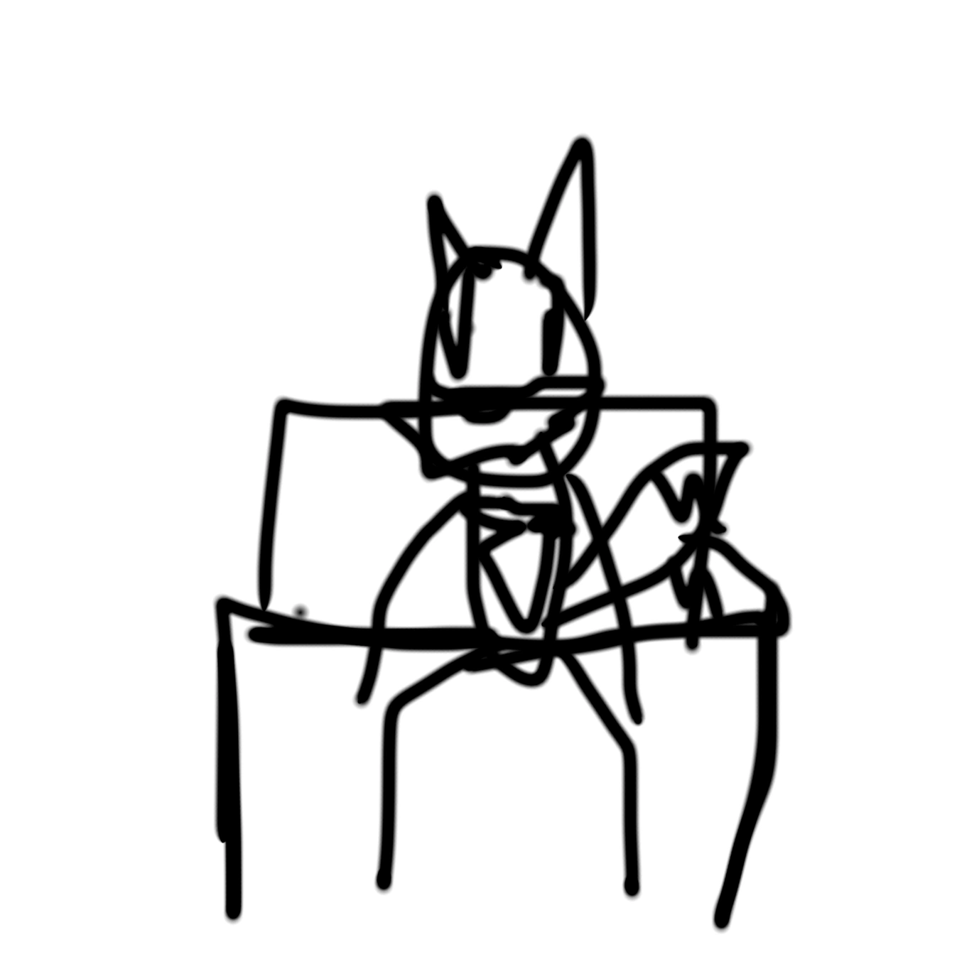 Some fan art of Tails I made in an app, kinda bad though. | Fandom
