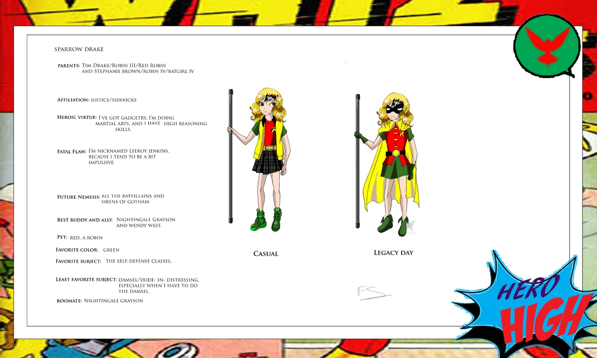 Sparrow Drake (Earth 1-616) | DC Fanon Wiki | Fandom