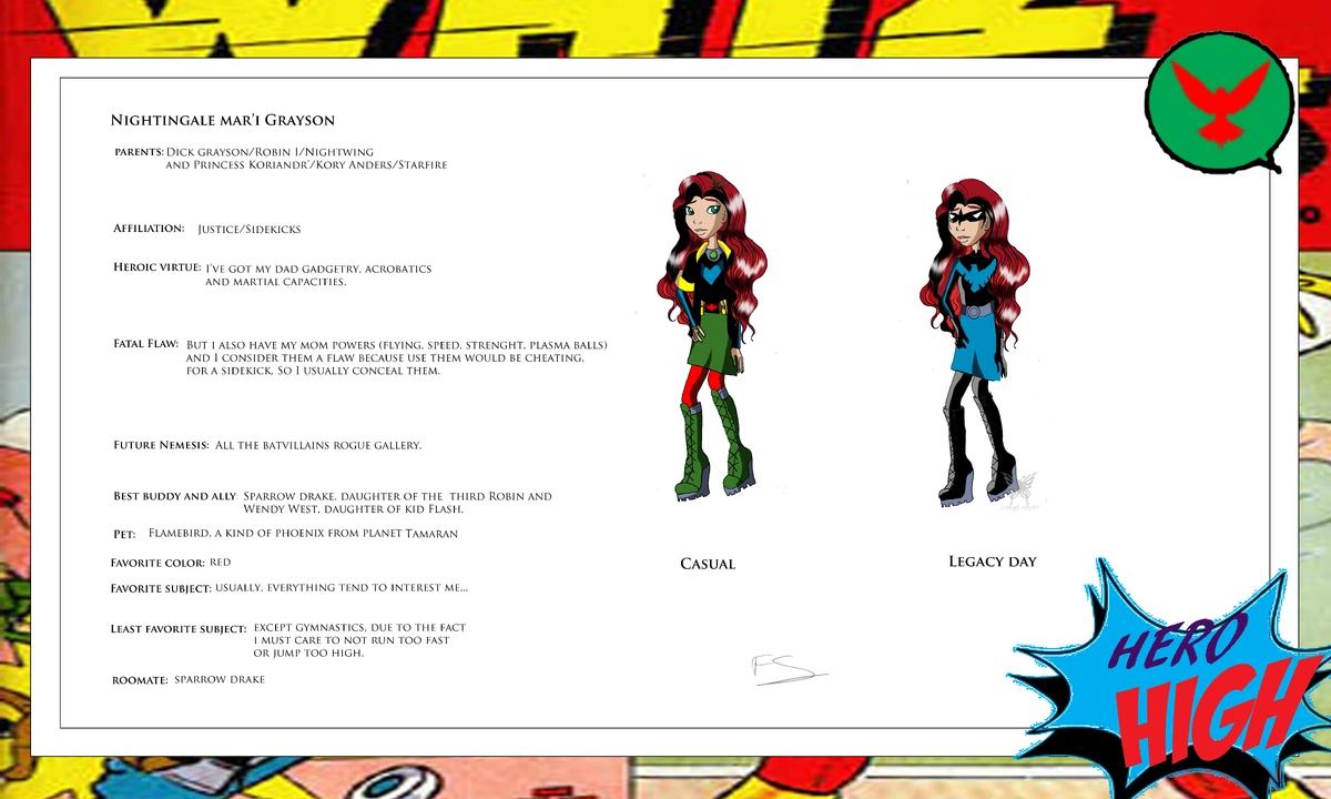 Nightingale Grayson (Earth 1-616) | DC Fanon Wiki | Fandom