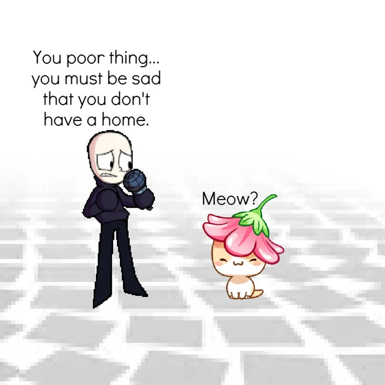 I made this comic(Eteled meets Primrose for Cat Game x Vs. eteled) and ...
