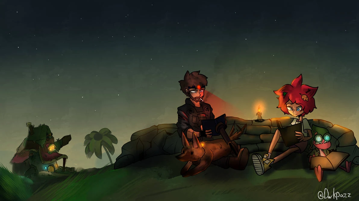 Darkxpazz on 11th Oct 23 released my commission art of Amphibia OCs ...