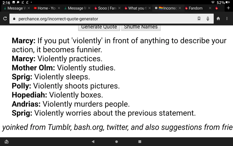 Incorrect quotes :D | Fandom