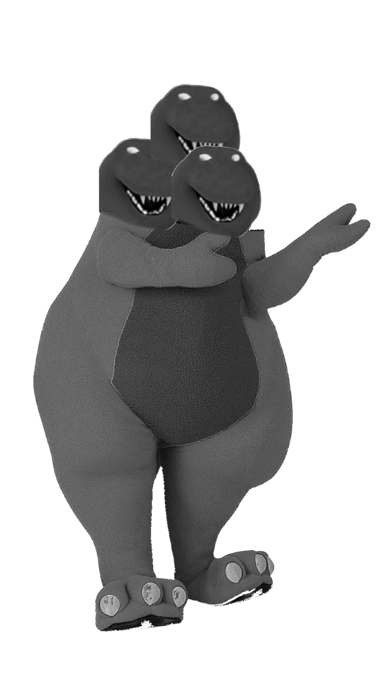 I made hyper Barney heads 1-3 | Fandom