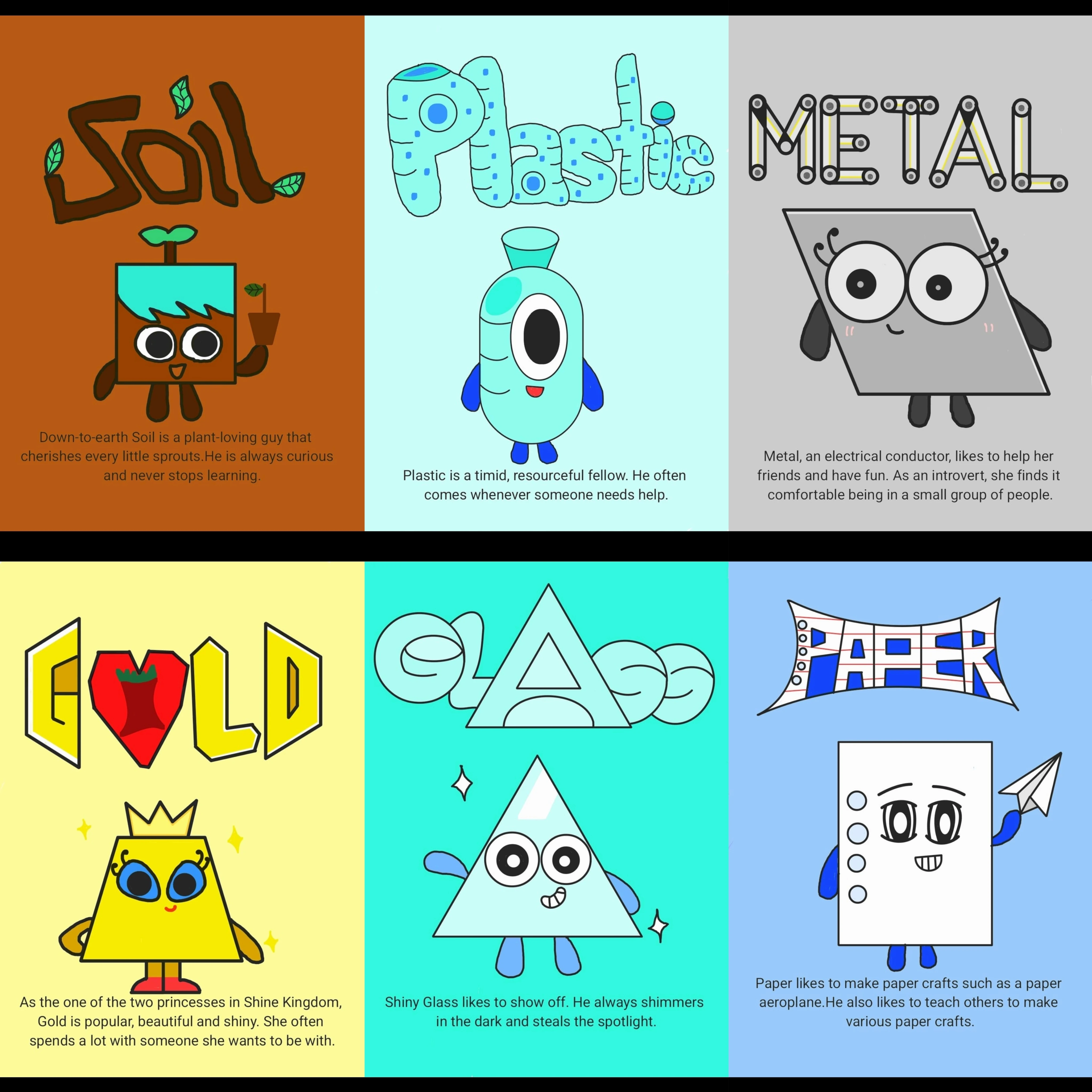 You'll Find Each Individual Materialblock Characters+Sneakpeek In This ...