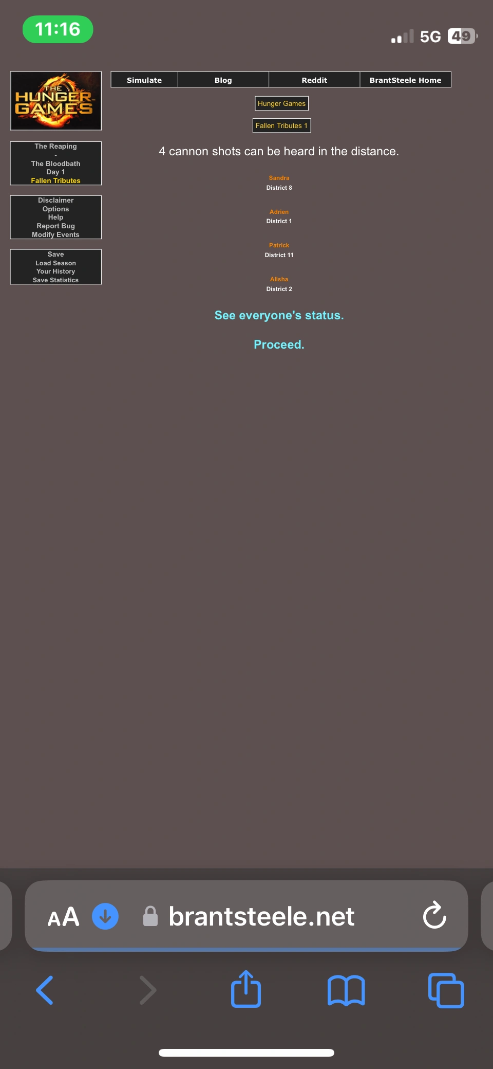 WSR Hunger Games S2E3 | Fandom