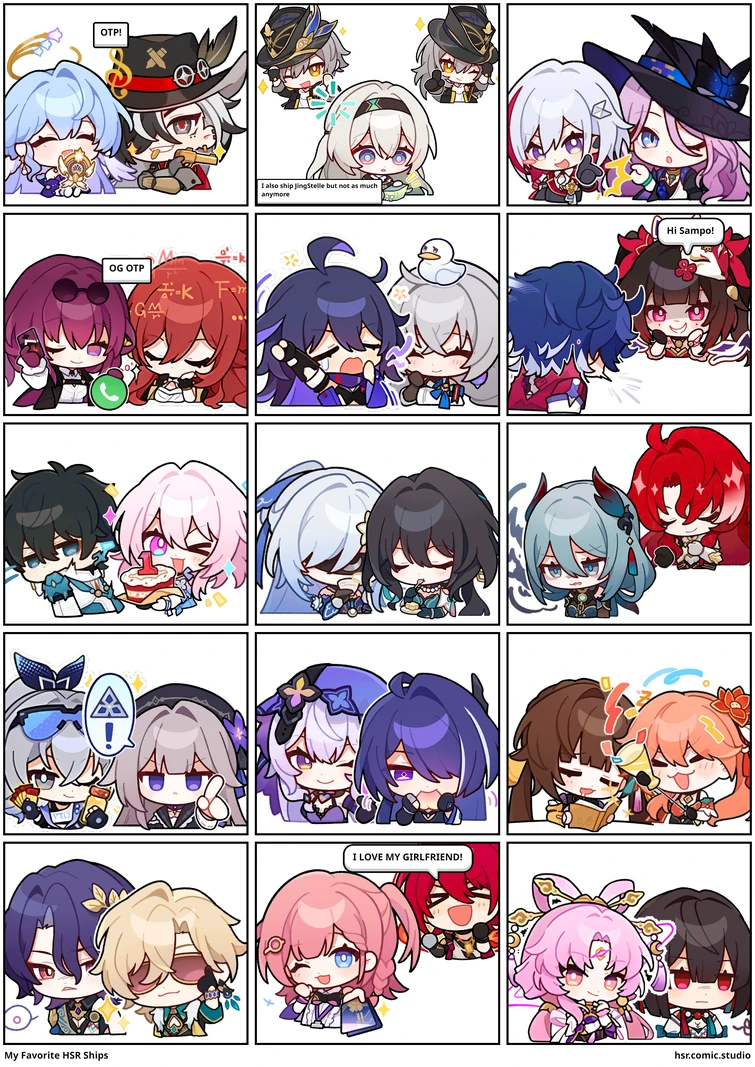 My favorite HSR ships | Fandom