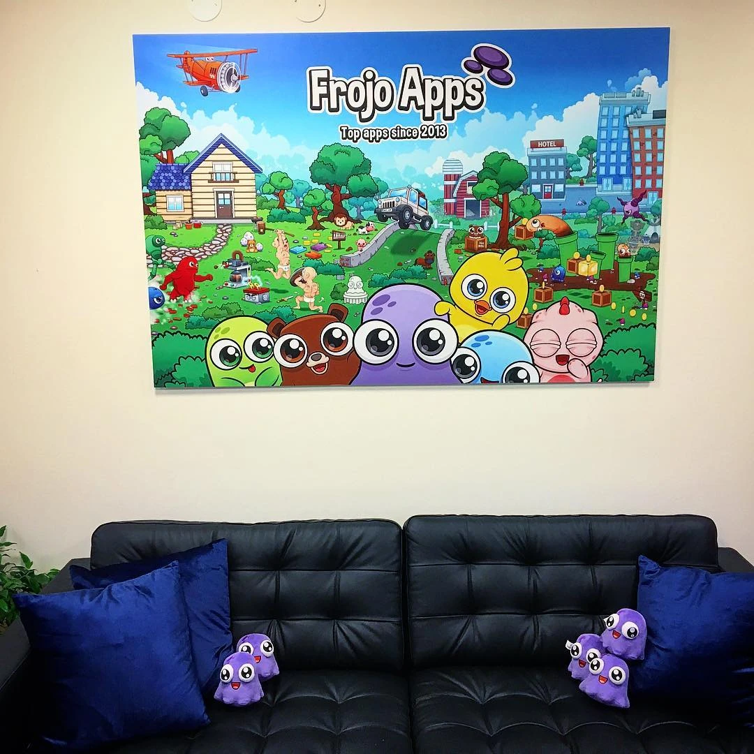 Here is a reference based on the Frojo Apps offices poster.It's what ...