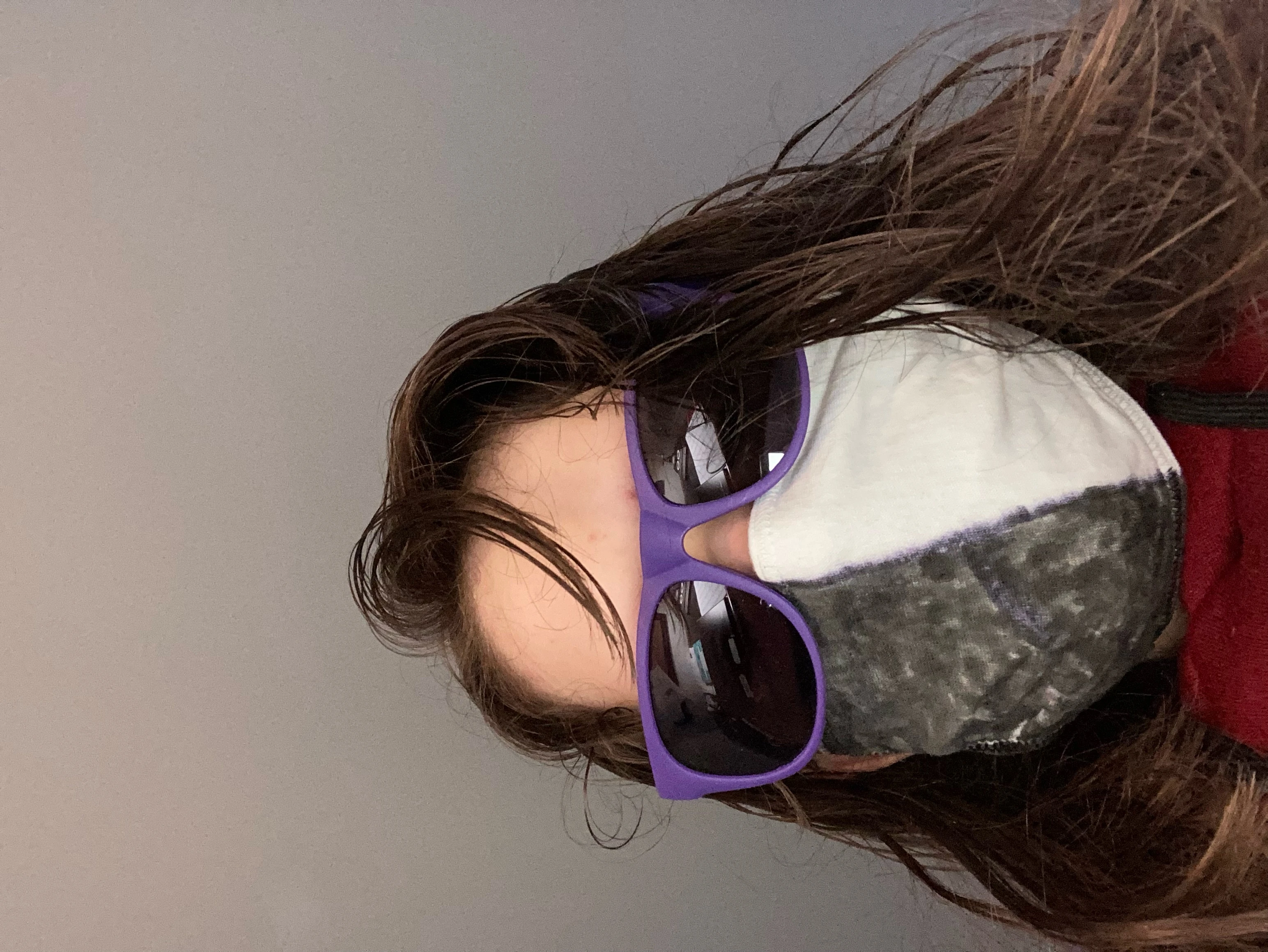 I rolled up into school with a homemade Ranboo mask and my sunglasses ...