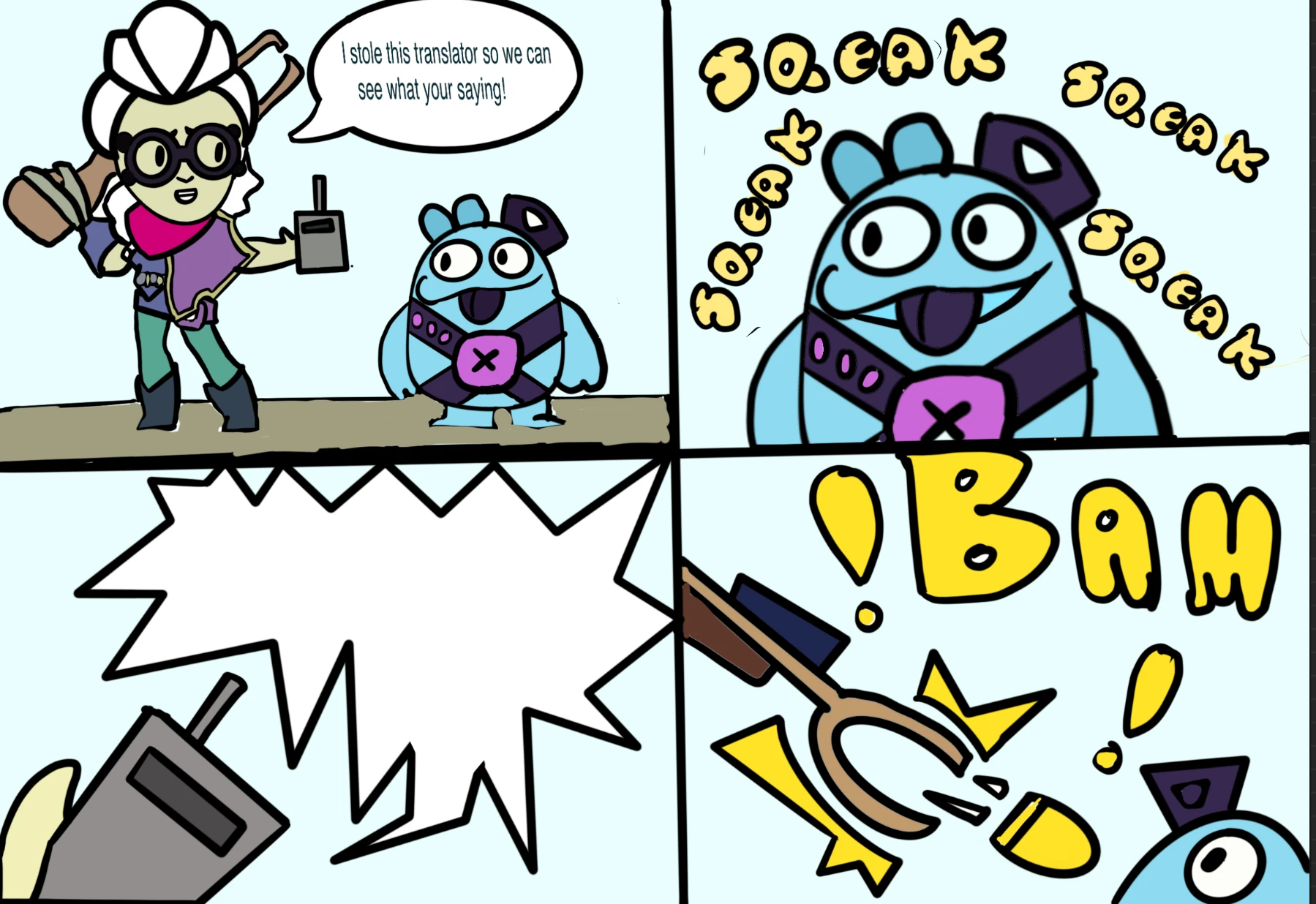 COMIC TEMPLATE (Fill in what squeak says in the comments) | Fandom