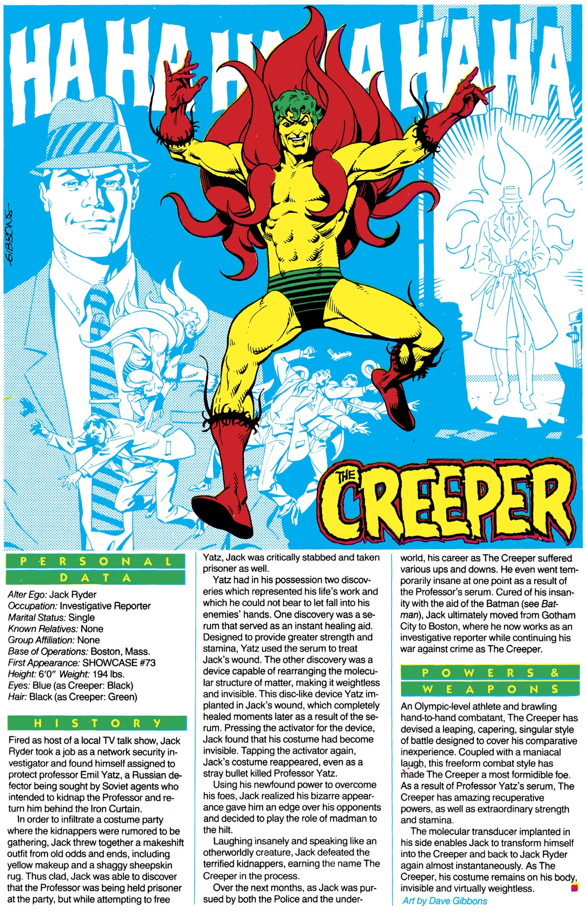 The Creeper (DC Universe) | DC Hall of Justice Wiki | Fandom