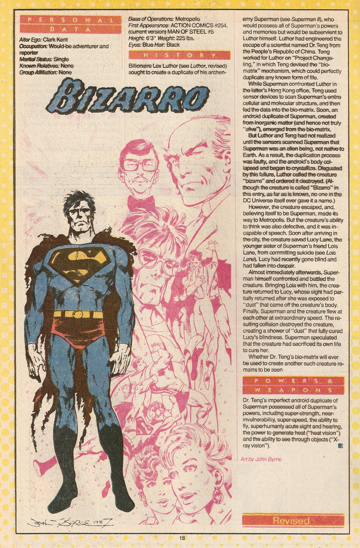 User blog:Elliot11/Bizzaro Dc Who's Who | DC Hall of Justice Wiki | Fandom