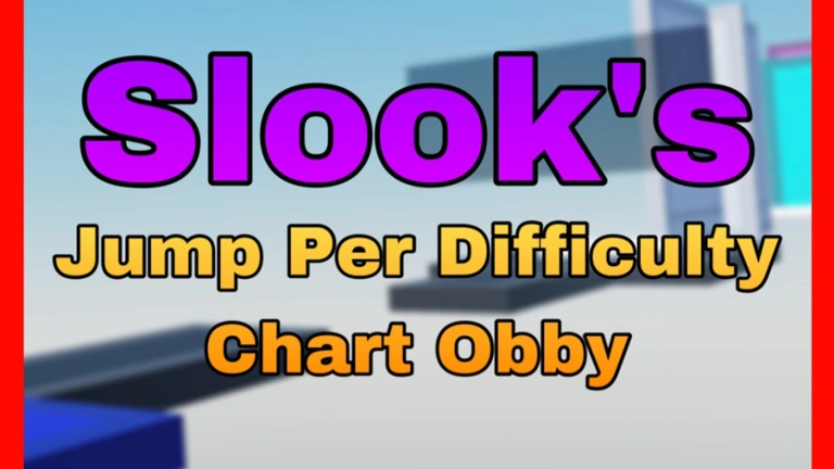Slook's Jump Per Difficulty Chart Obby | Roblox Difficulty Chart Obby ...