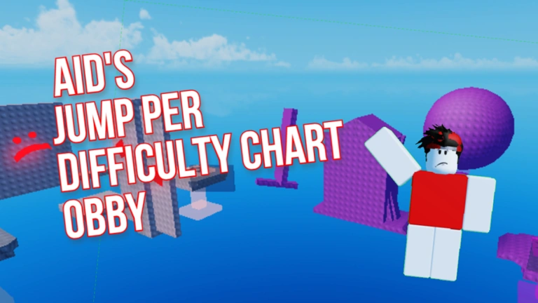 Aid's Jump Per Difficulty Chart Obby | Roblox Difficulty Chart Obby ...
