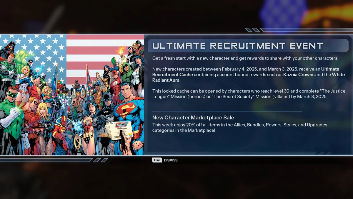 Ultimate Recruitment Event | DC Universe Online Wiki | Fandom