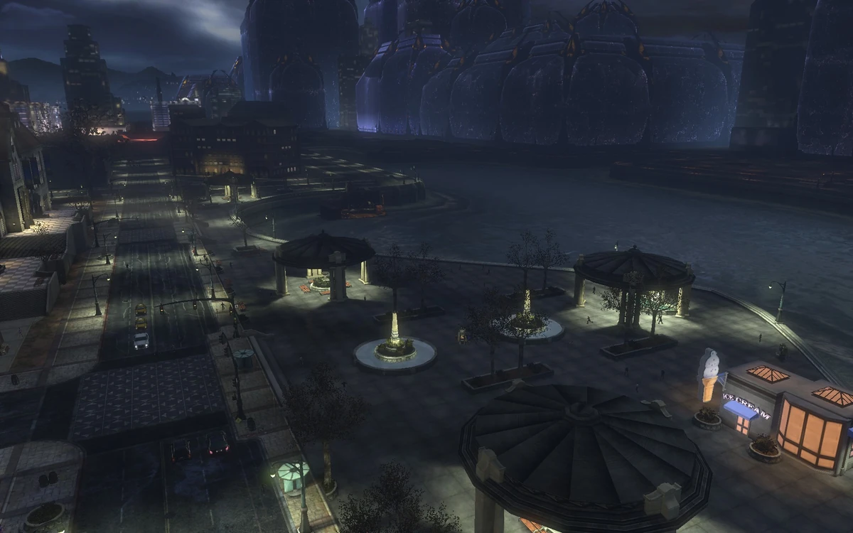 University of Gotham's Riverside Fountains Kiosk (Exploration) | DC ...