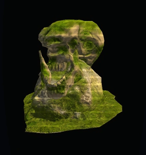 Mossy Giant Skull on Rock | DC Universe Online Wiki | Fandom