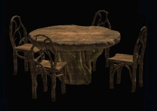 Gnarled Dining Table and Chairs | DC Universe Online Wiki | Fandom