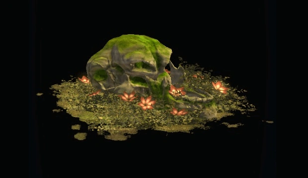 Mossy Giant Skull with Flowers | DC Universe Online Wiki | Fandom