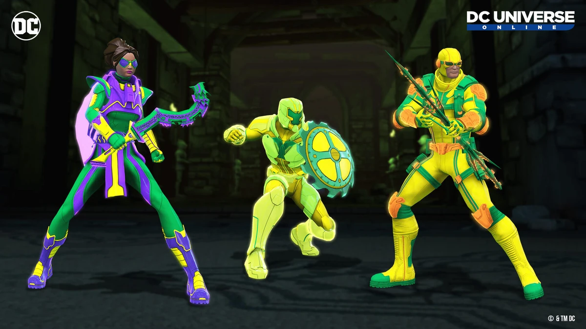 Acrobat's Vinyl Neon Chroma Pack | DC Universe Online Wiki | Fandom