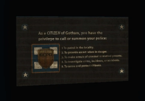 Wall Decal - GCPD Pledge | DC Universe Online Wiki | Fandom