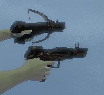 Huntress' Crossbow Dual Pistols Style | DC Universe Online Wiki | Fandom
