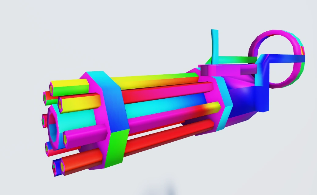 Rainbow Minigun | Dimensional Craftwars Wiki | Fandom