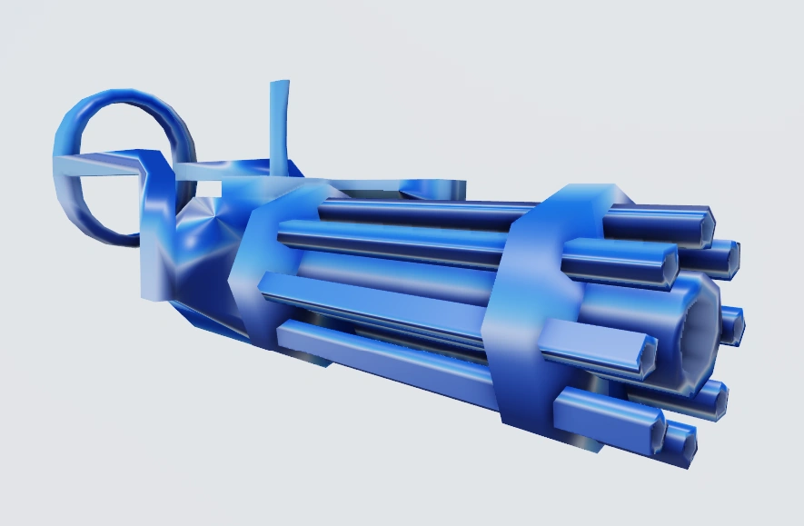 Bluesteel Minigun | Dimensional Craftwars Wiki | Fandom