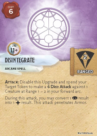 Disintegrate | D&D Attack Wing Wiki | Fandom