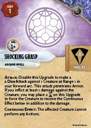 Shocking Grasp | D&D Attack Wing Wiki | Fandom