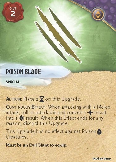 Poison Blade | D&D Attack Wing Wiki | Fandom