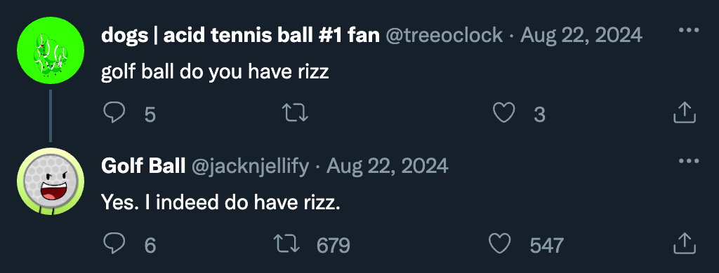 who knew golf ball had so much rizz? | Fandom