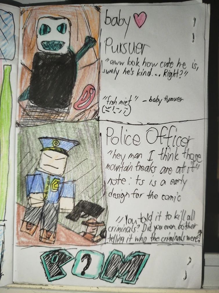 Guys i drew baby pursuer | Fandom