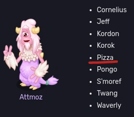 "This is Attmoz, the ancient deity of air. What should we call him ...