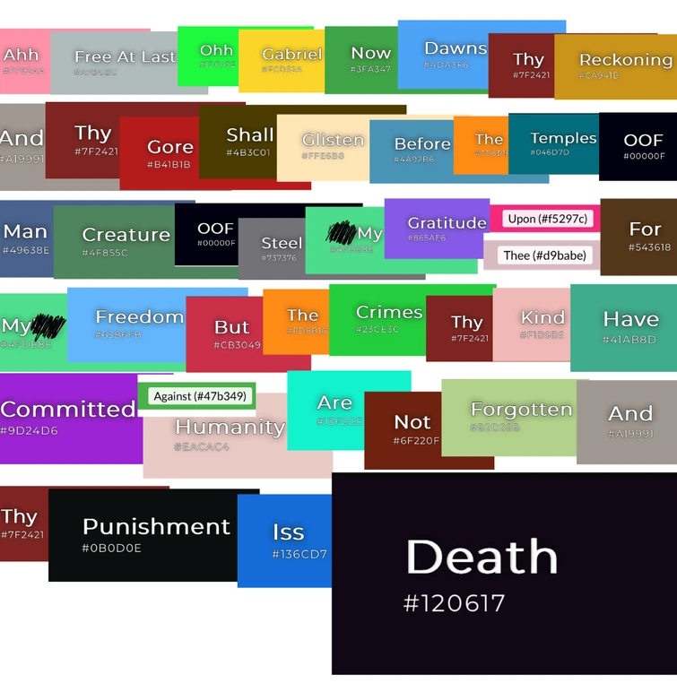 Minos Initial Speech made with Colornames.org | Fandom
