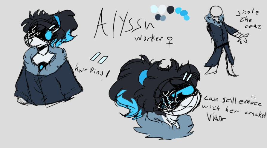 lil evolution of alyssa's design | Fandom