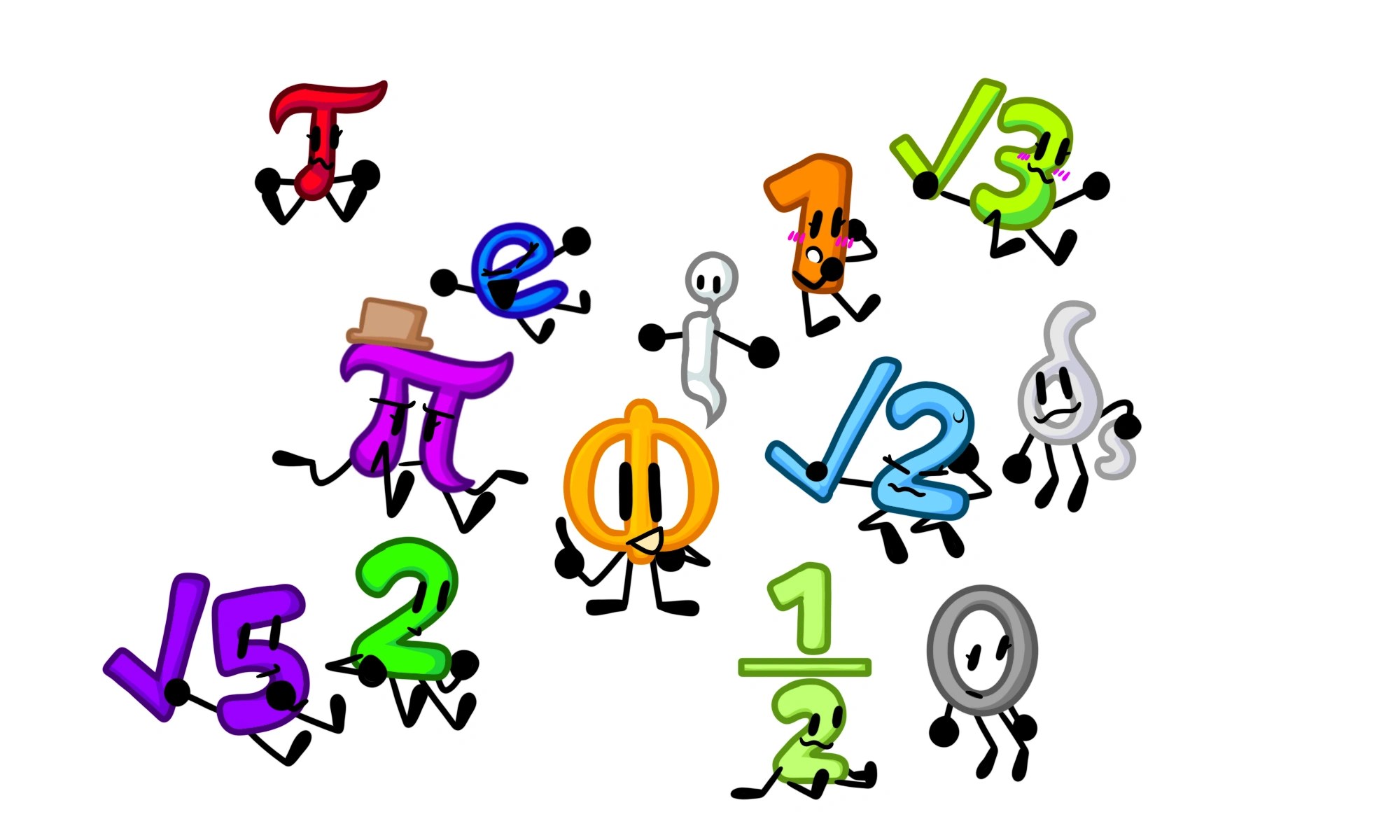 I turned Mathematical Constants into BFDI Characters (Wave 3) | Fandom
