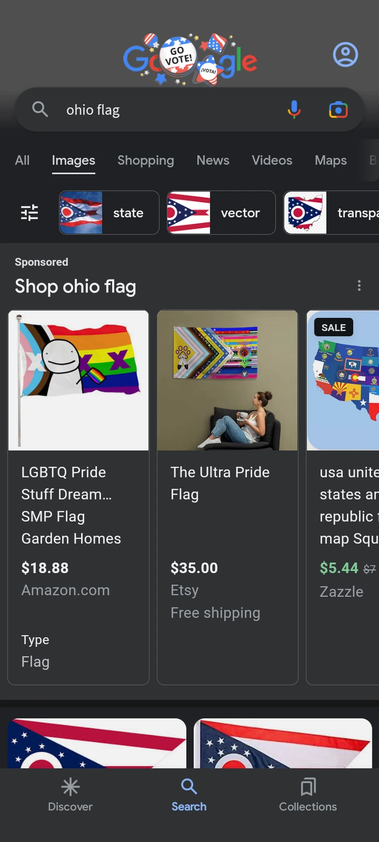 I searched up Ohio flag | Fandom