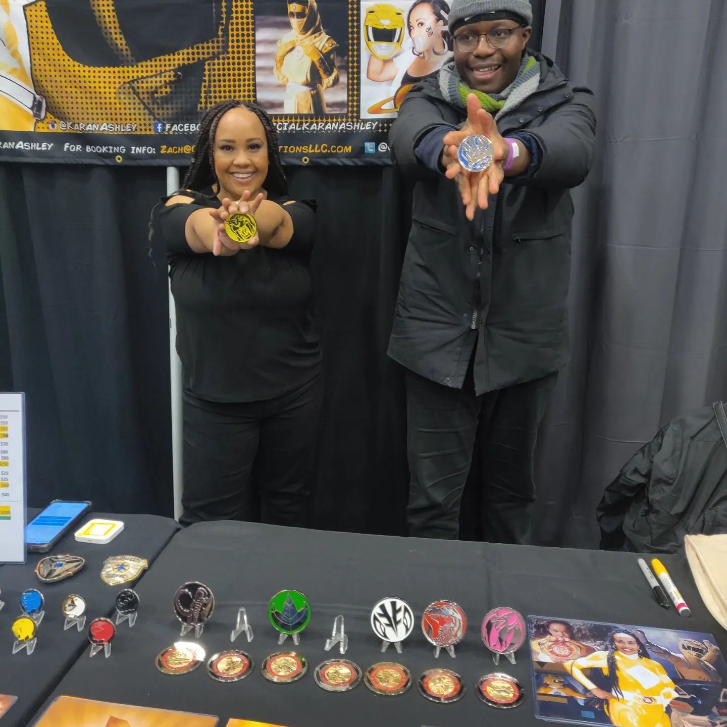 I meet with the Power Rangers super legends at Missouri comic con | Fandom