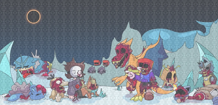 Frostbite with OCs (Shaking image cuz people don’t like it or something ...