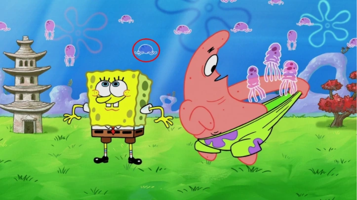 I just realized No Name/Friend makes a brief cameo in Squirrel Jelly ...