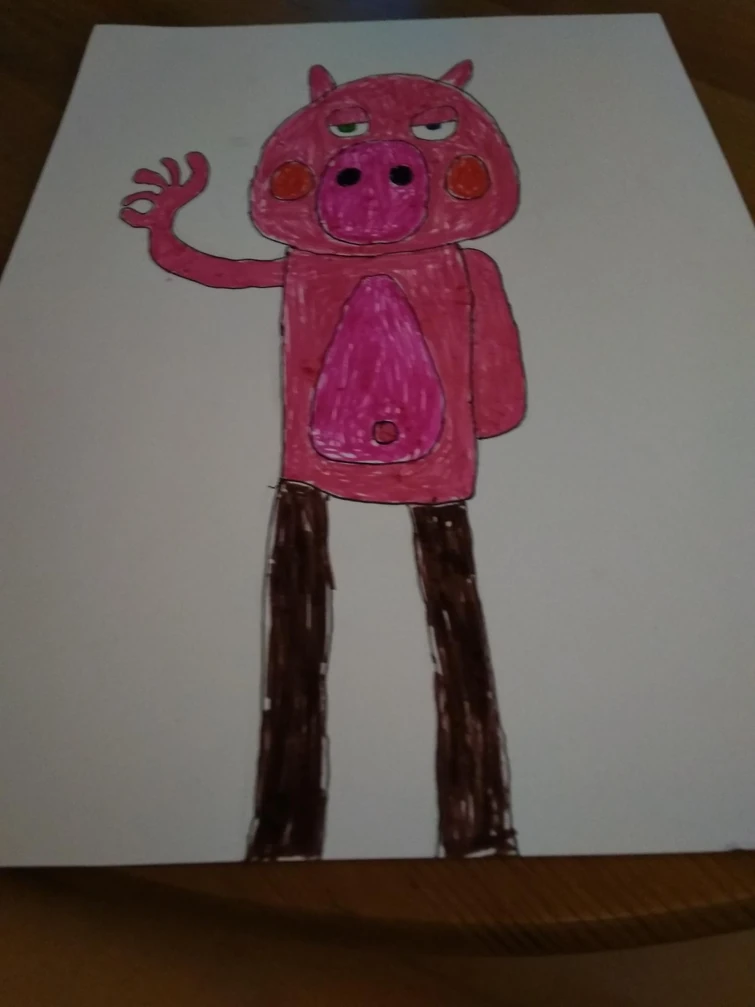 The bruh drawing with new markers | Fandom